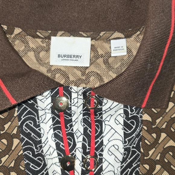Burberry | Shirts | Burberry Monogram Polo Shirt | Poshmark